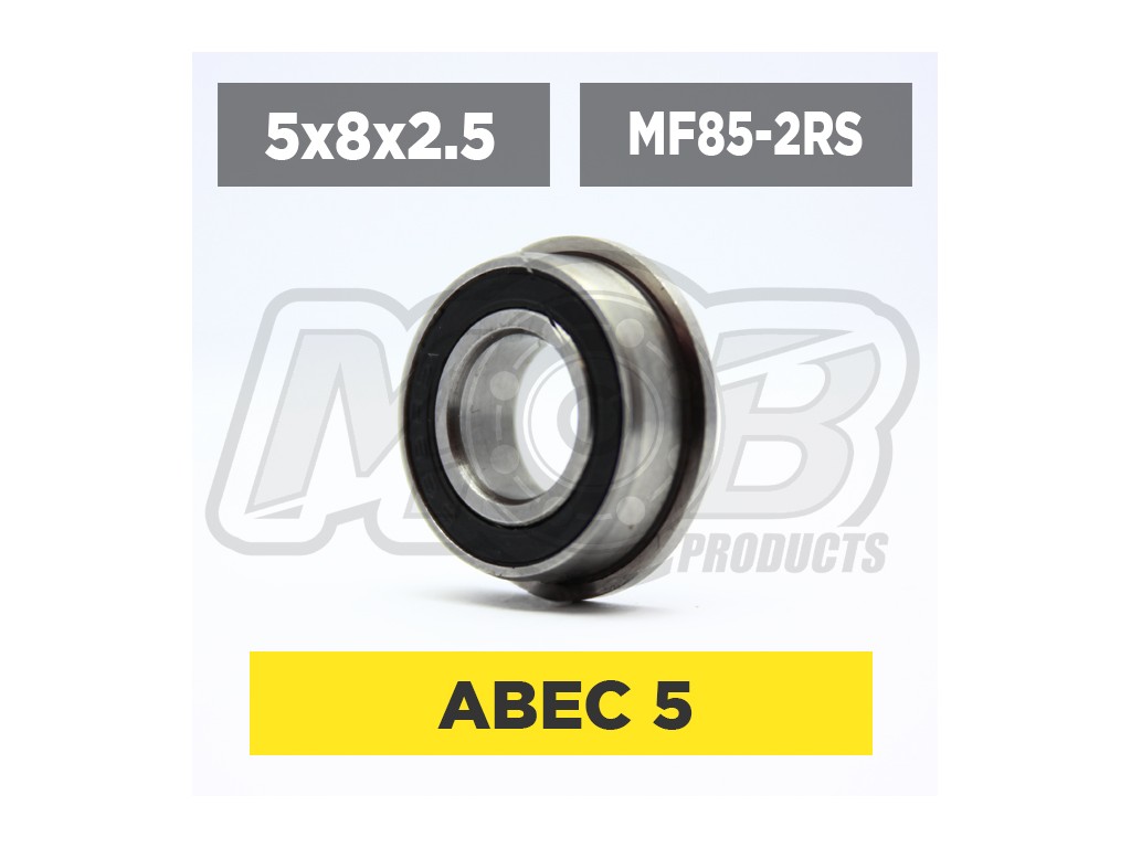 Pack de Rodamientos 5x8x2.5 Flanged MF85-2RS - 10 uds.